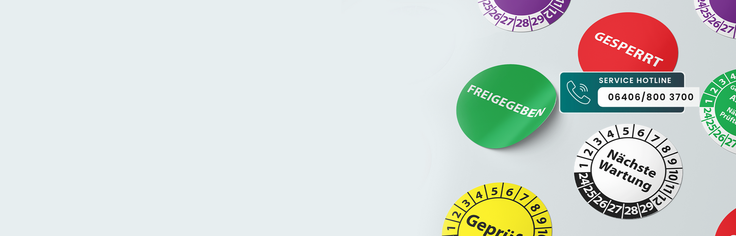 Prüfplaketten UVV - Plaketten für die UVV-Prüfung online bestellen ️ ...