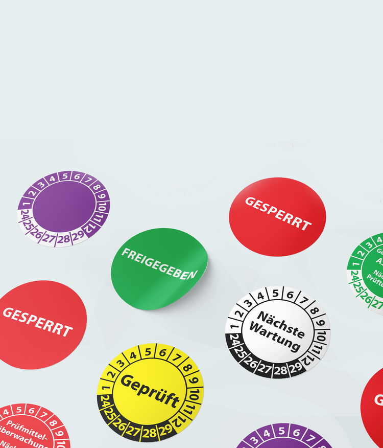 Prüfplaketten DGUV Vorschrift 3 - DGUV-V3 Plaketten online kaufen ️ ...