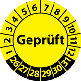 Prüfplaketten & Prüfaufkleber 2026 kaufen - mit Logo & Wunschtext ️ ...