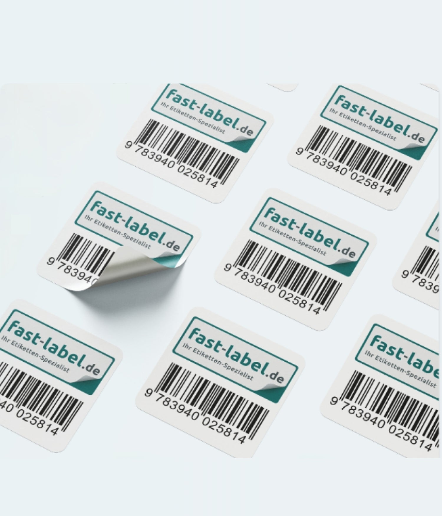 Barcode-Etiketten mit Logo & Wunschtext selbst gestalten ️ – Fast-Label.de